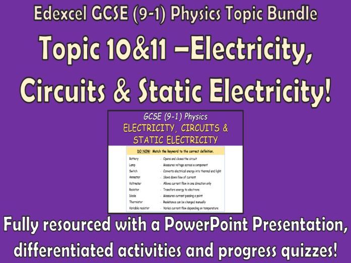 Edexcel GCSE (9-1) Physics Topic 10&11 Bundle | Teaching Resources
