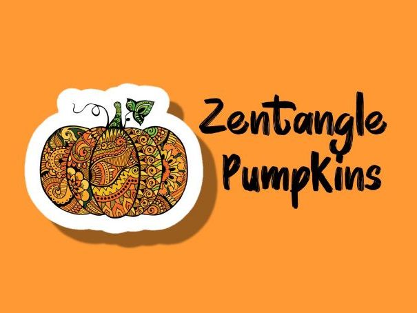 Zentangle Pumpkins | Teaching Resources