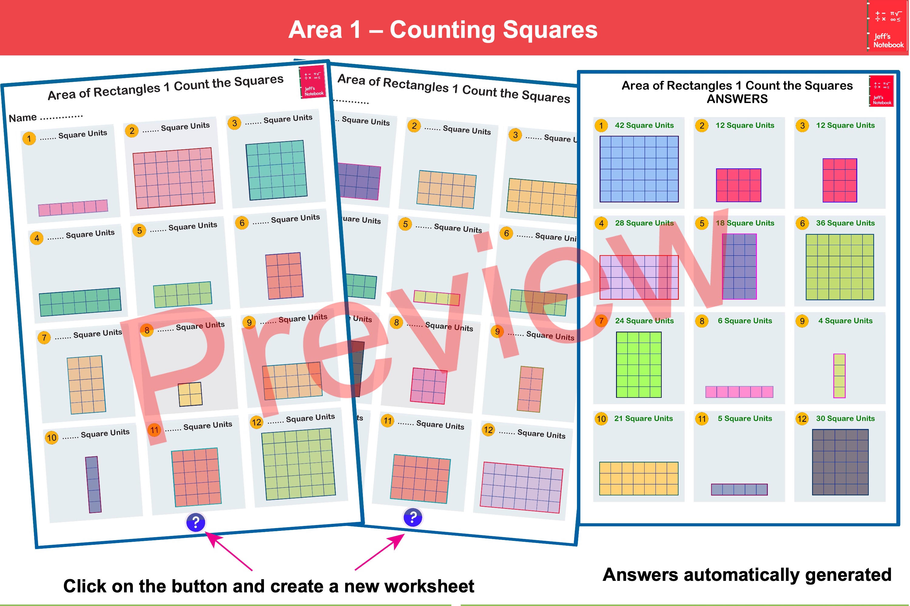 Area and perimeter of rectilinear figures | Teaching Resources