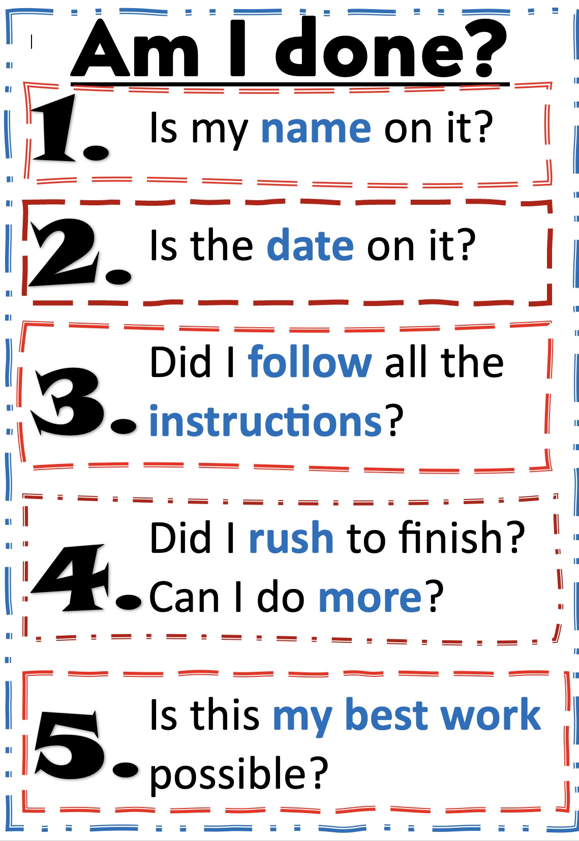 Am I done? | Teaching Resources