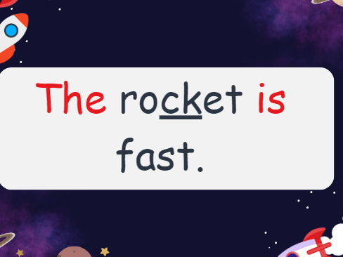 Decodable Sentences - Space Theme. EYFS | Teaching Resources