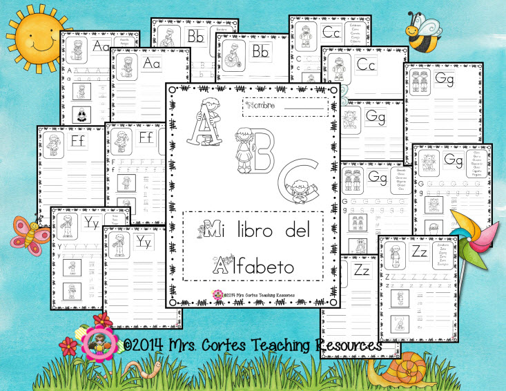 Spanish Alphabet Journal | Teaching Resources