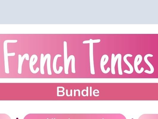 Bundle French Tenses visual aids | Teaching Resources
