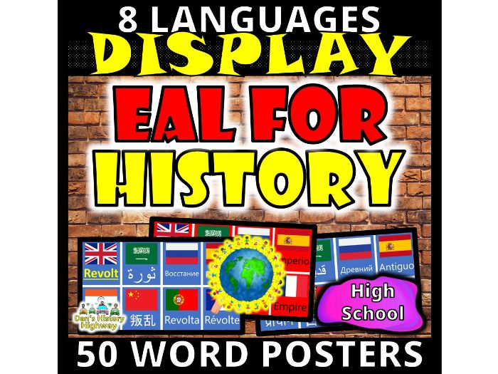 EAL History Posters (English as an Additional Language) | Teaching ...