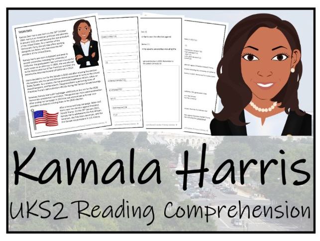 UKS2 Biden & Harris - Reading Comprehension, Biography & Timeline ...