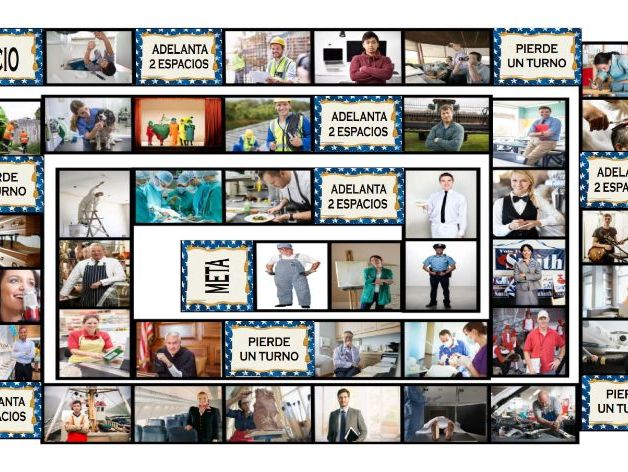 Jobs and Professions 6 Spanish Photo Game Bundle | Teaching Resources