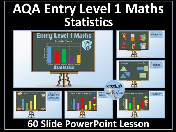 Statistics AQA Entry Level 1 Maths Teaching Resources
