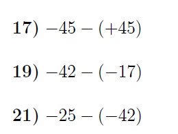 Subtracting integers: missing numbers worksheet no 2 (with solutions ...