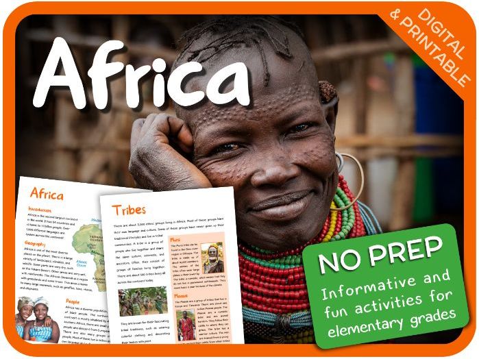 Africa (Fun stuff for elementary grades) | Teaching Resources