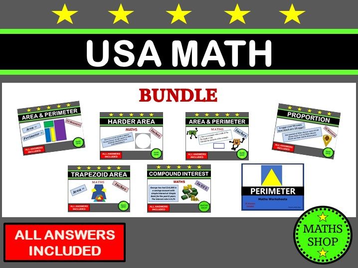 US Math Bundle | Teaching Resources