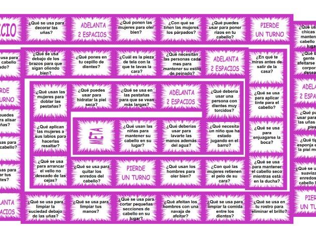 Health and Personal Hygiene Spanish 4 Worksheet-2 Game-1 Exam Bundle ...