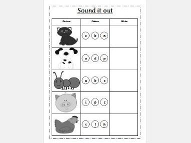 Sound it out CVC words | Teaching Resources