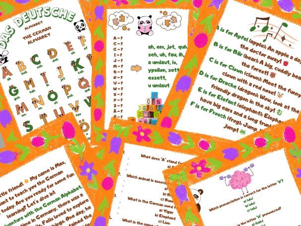 German Learning - Alphabet | Teaching Resources