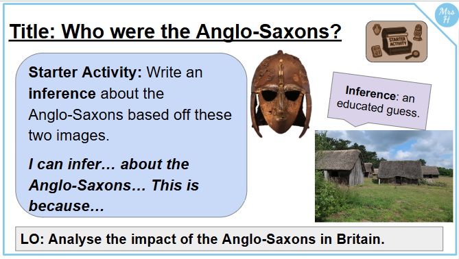 Who were the Anglo-Saxons? Lesson 1 - GCSE History Edexcel Paper 2 ...
