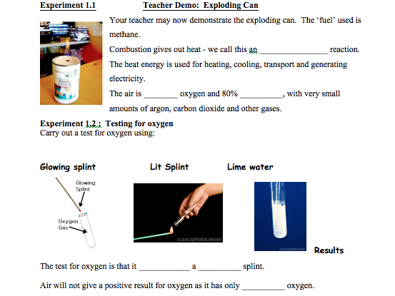 Energy and fuels booklet | Teaching Resources
