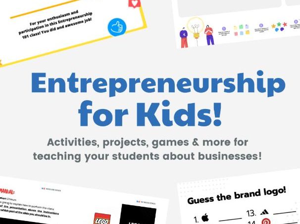 Entrepreneurship Class for Kids! | Teaching Resources