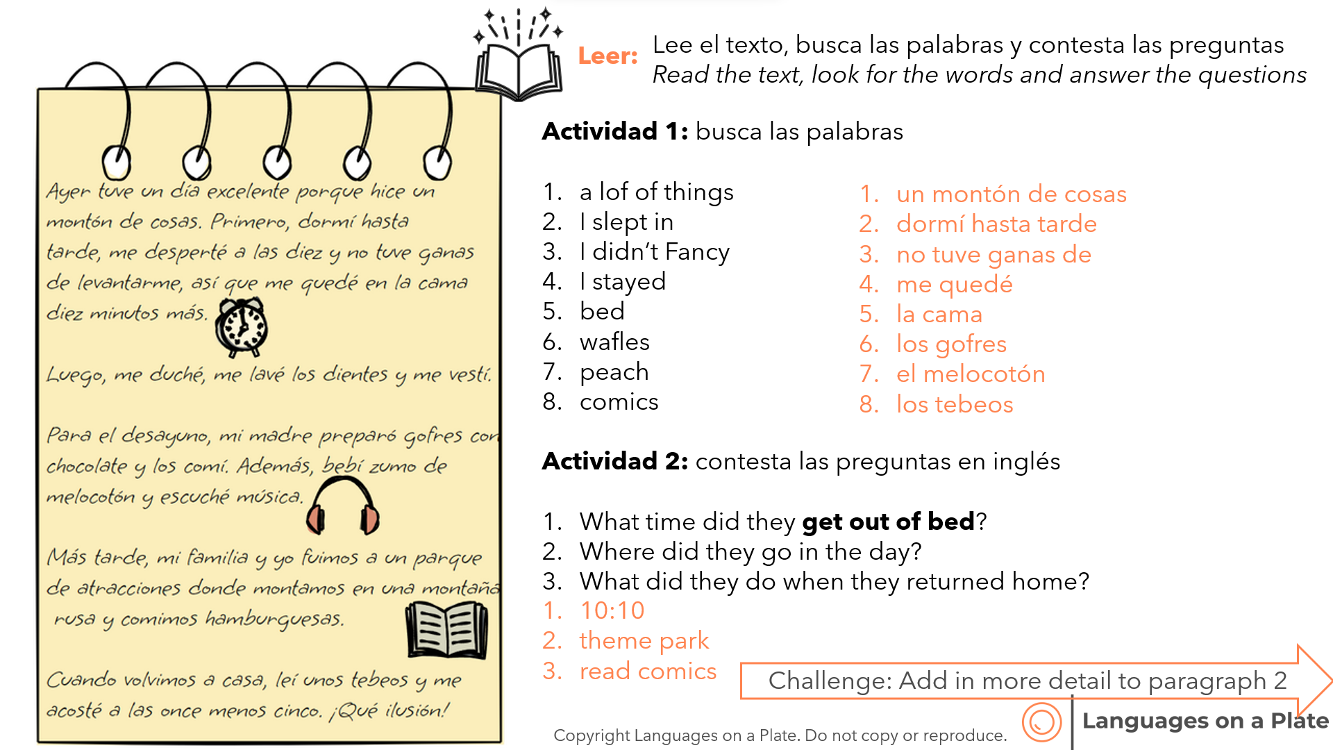 ¿Cuándo te acostaste anoche? Mi rutina diaria - pretérito | Teaching ...