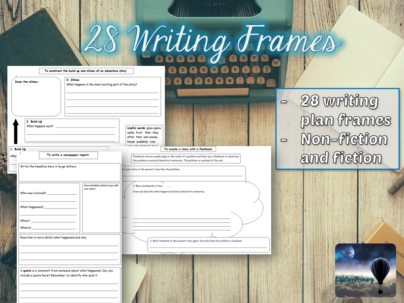 28 Writing Planning Frames for Different Genres (Fiction & Non-Fiction ...