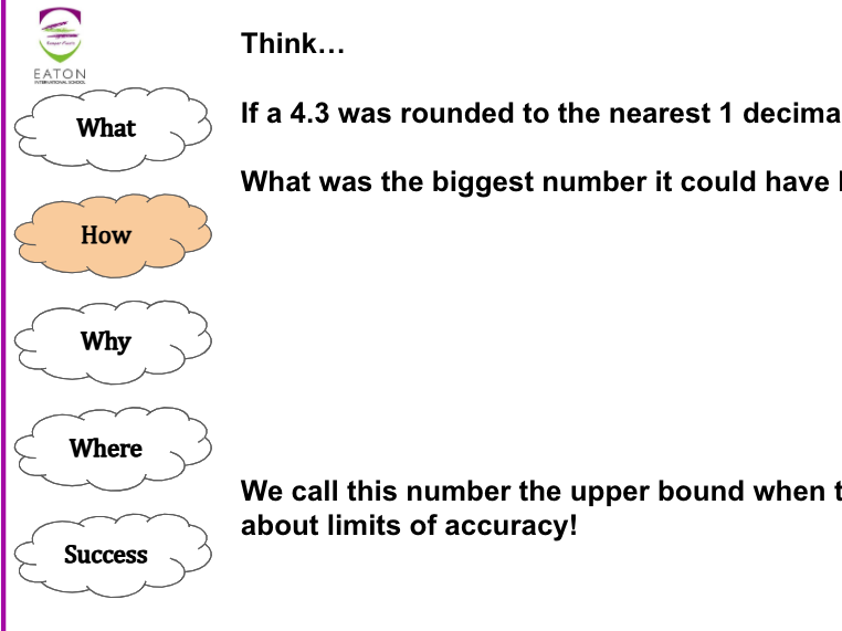 (KS4) Limits of Accuracy - Upper and Lower Bounds | Teaching Resources