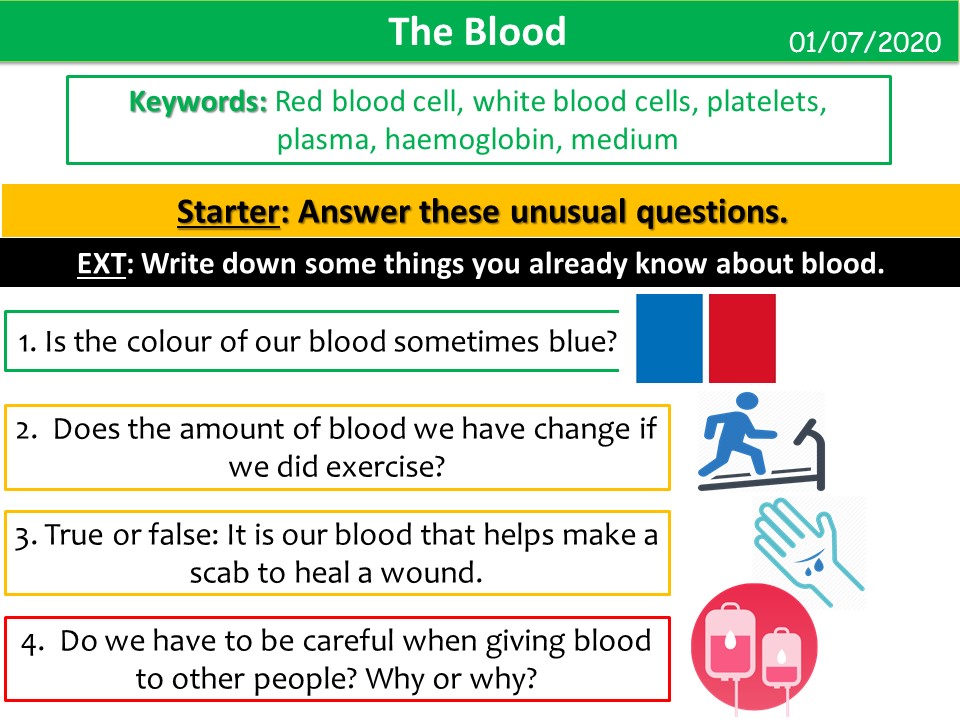 The Blood | Teaching Resources