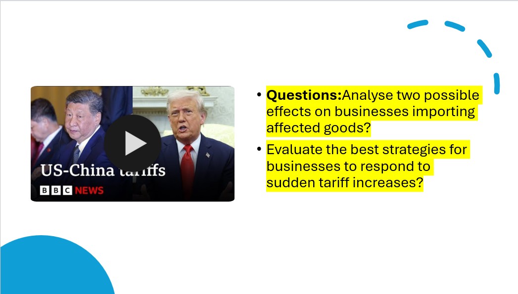 Cambridge A-Level Business External Influences PowerPoint 2026-2028 ...