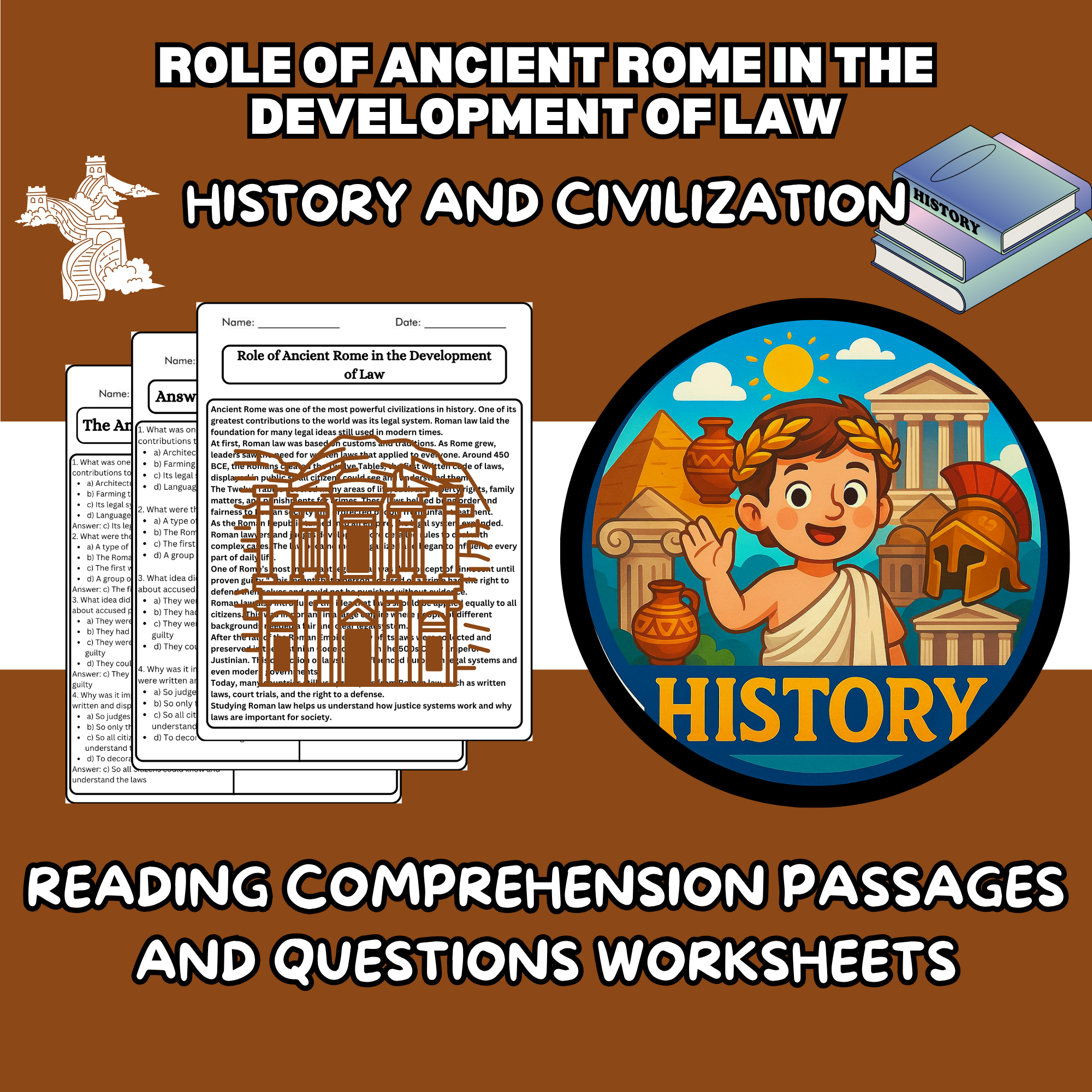 Role of Ancient Rome in the Development of Law Reading Comprehension ...