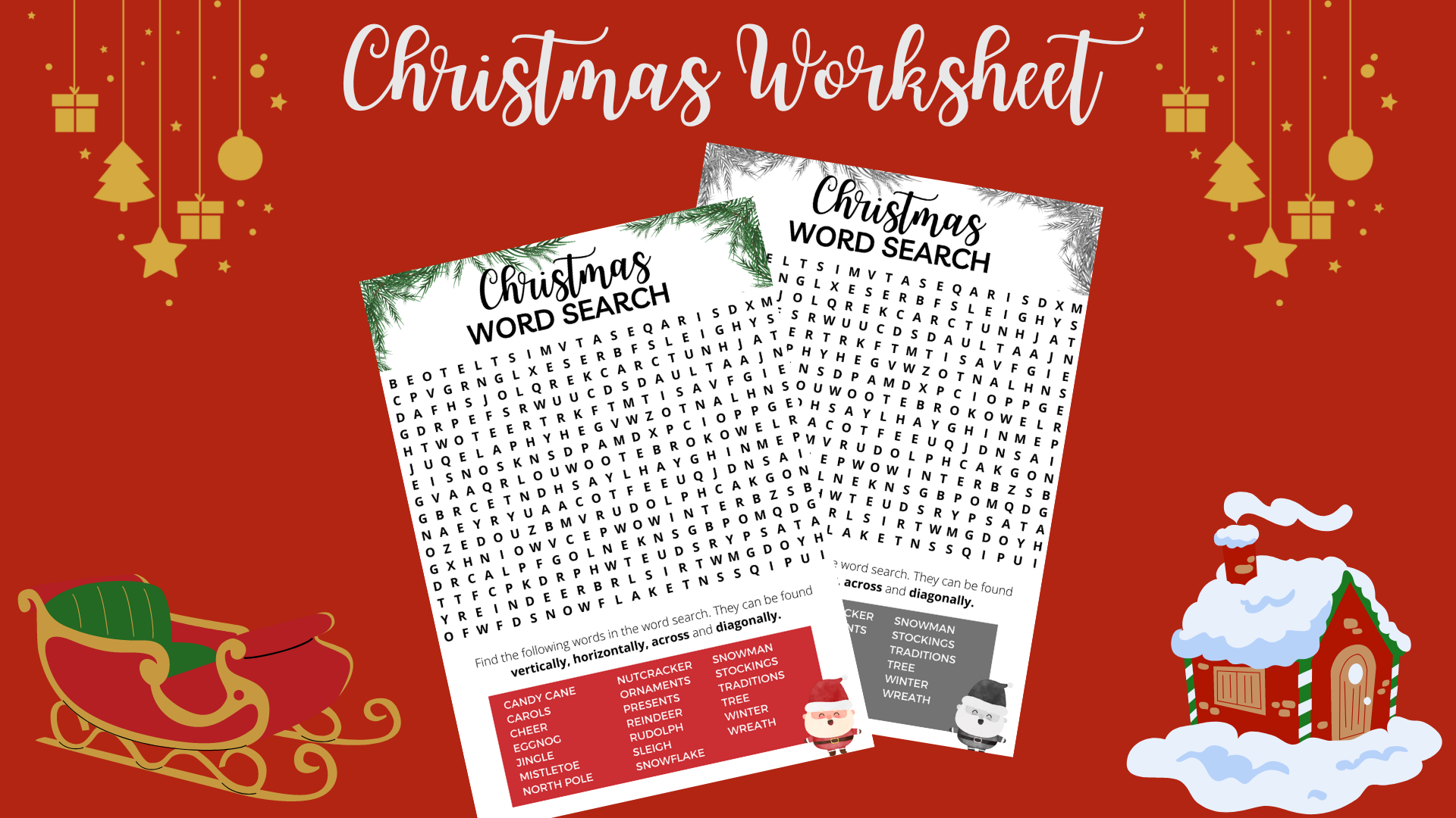 Christmas Wordsearch | Teaching Resources
