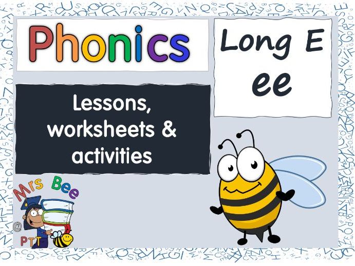 Long E ee grapheme Phonics word work lessons, worksheets and activities ...