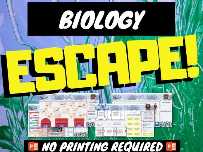 Christmas Biology Quiz Escape | Teaching Resources