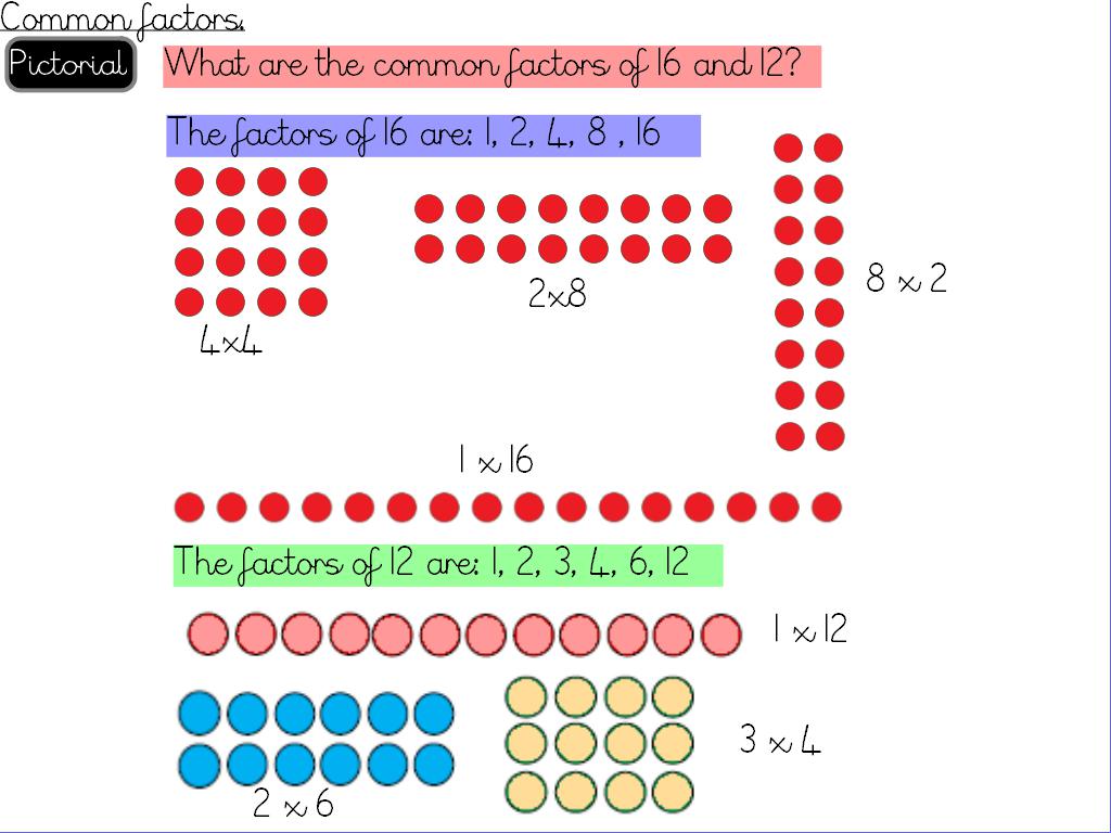 Common Factors Year 5 Multiplication And Division Teaching Resources