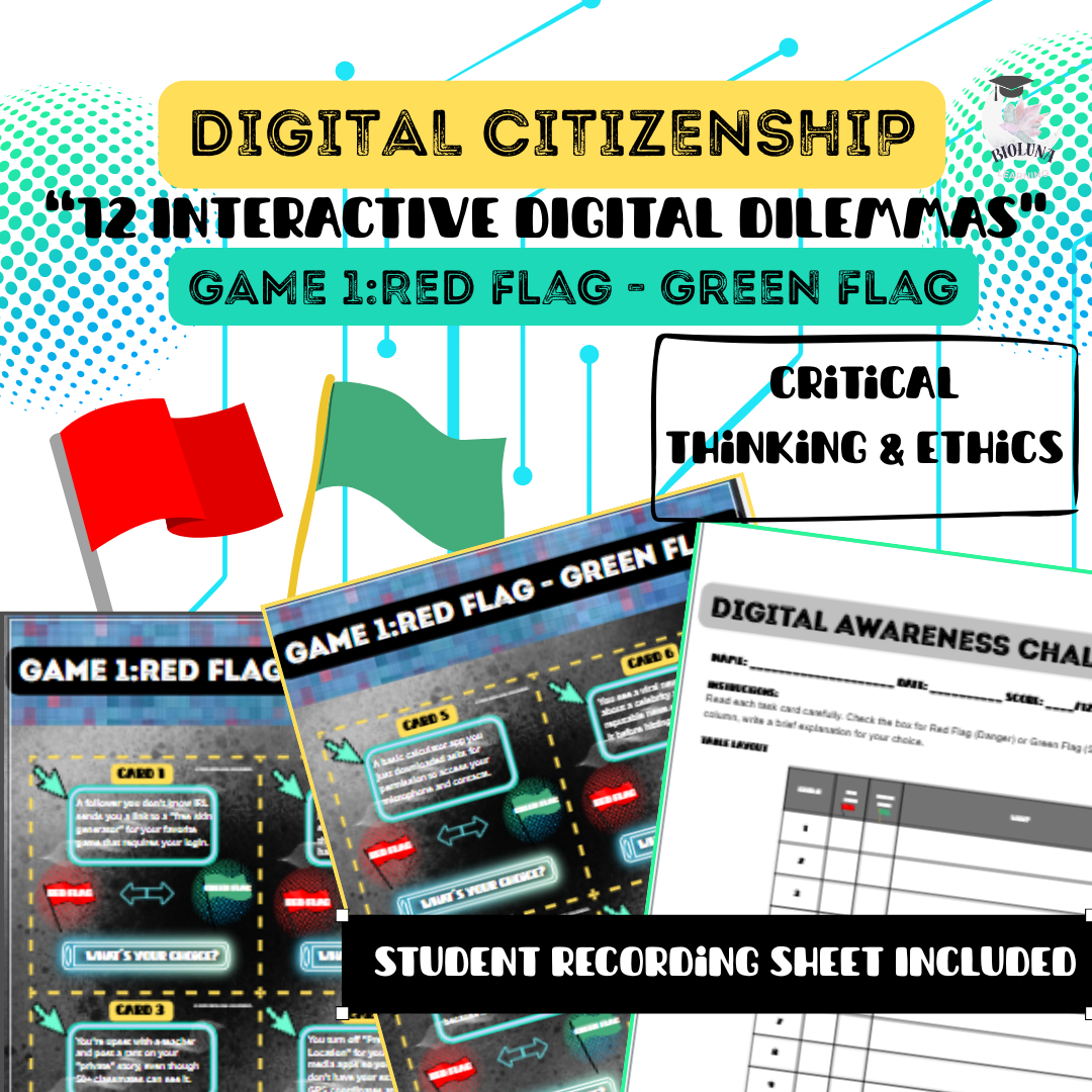 Digital Citizenship KS3–KS4 | Cybersecurity Escape Room Activity ...