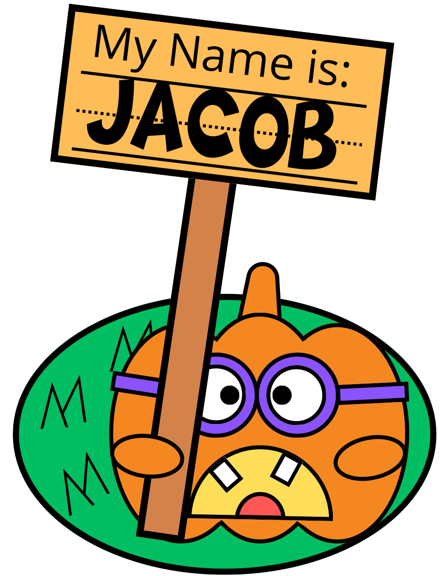 Pumpkin Name Art Craft - Halloween Name Bulletin Board - October ...