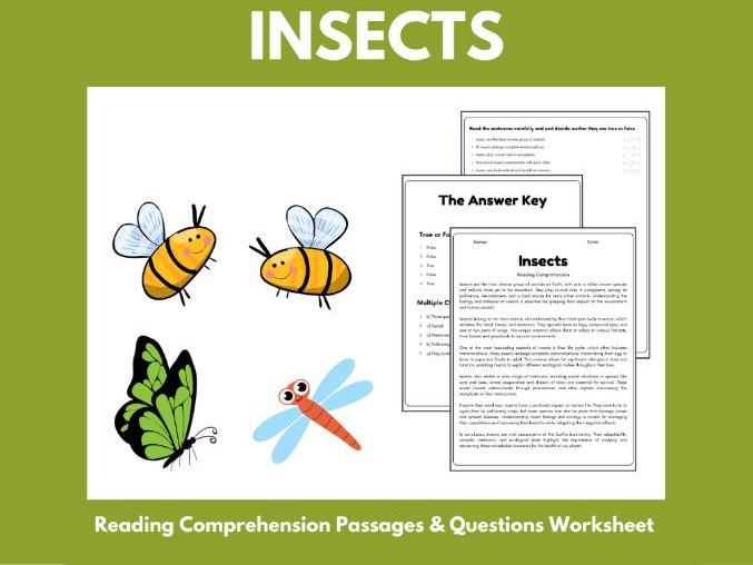 Science : Reading Comprehension Passages & Questions Worksheets Bundle2 ...