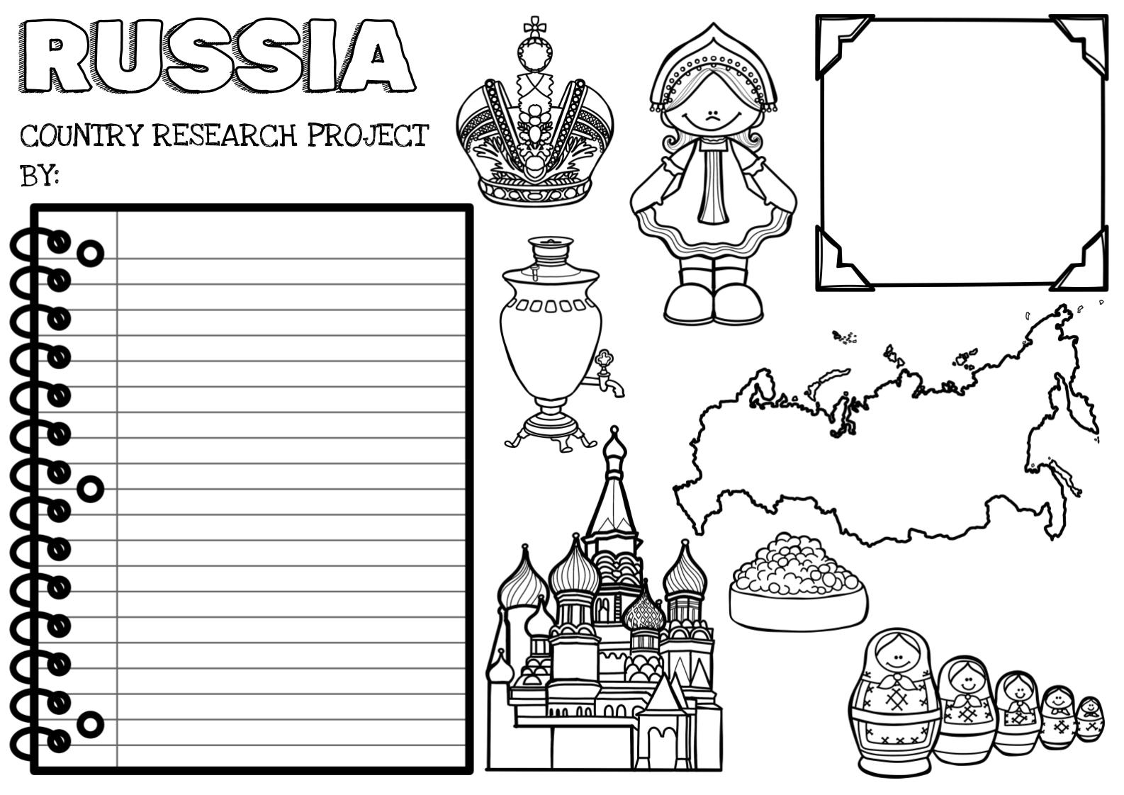 RUSSIA - Country Research Project (Google Slides™) | Teaching Resources