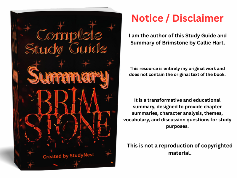 Brimstone – Complete Summary PDF . | Teaching Resources