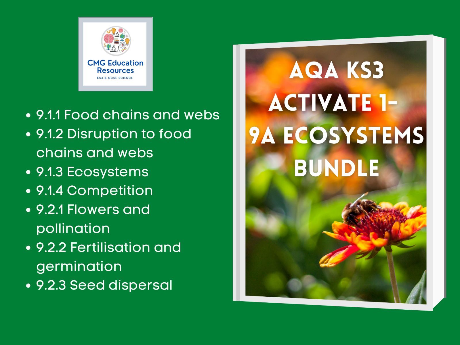 KS3 AQA Activate 1- 9a Ecosystems bundle | Teaching Resources