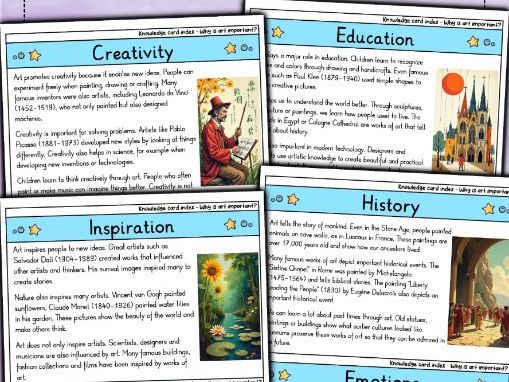 Why Art is Important - Flashcards | Art | Impact | Culture & Expression ...