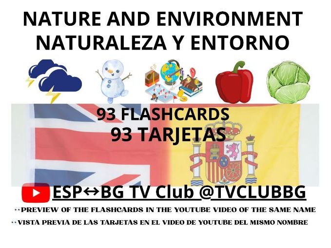 English spanish flashcards vocabulary | Teaching Resources