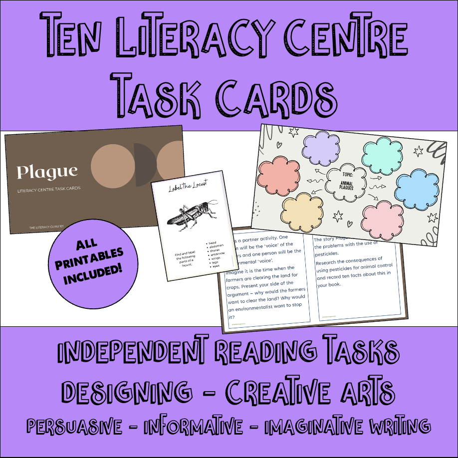 Plague - Jackie French - Resource Bundle - Stages 2-3 - CBCA Notables ...