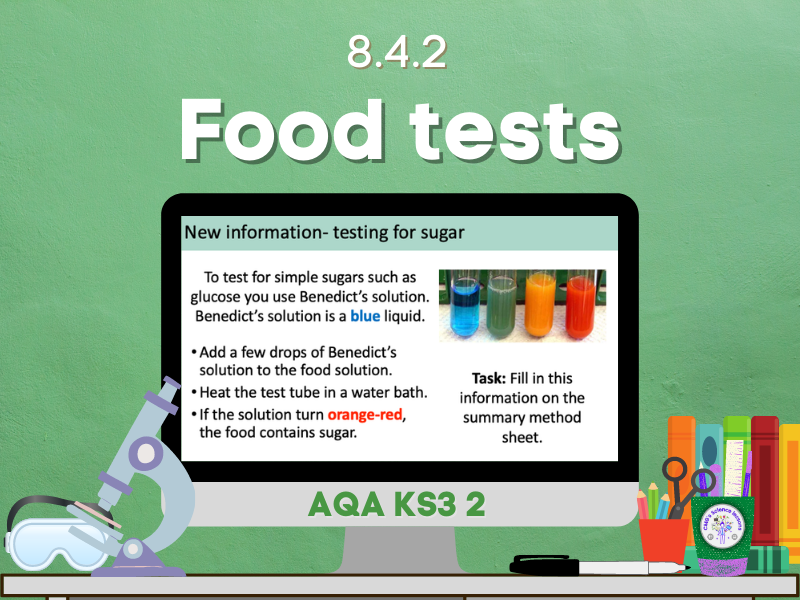 Food tests | Teaching Resources