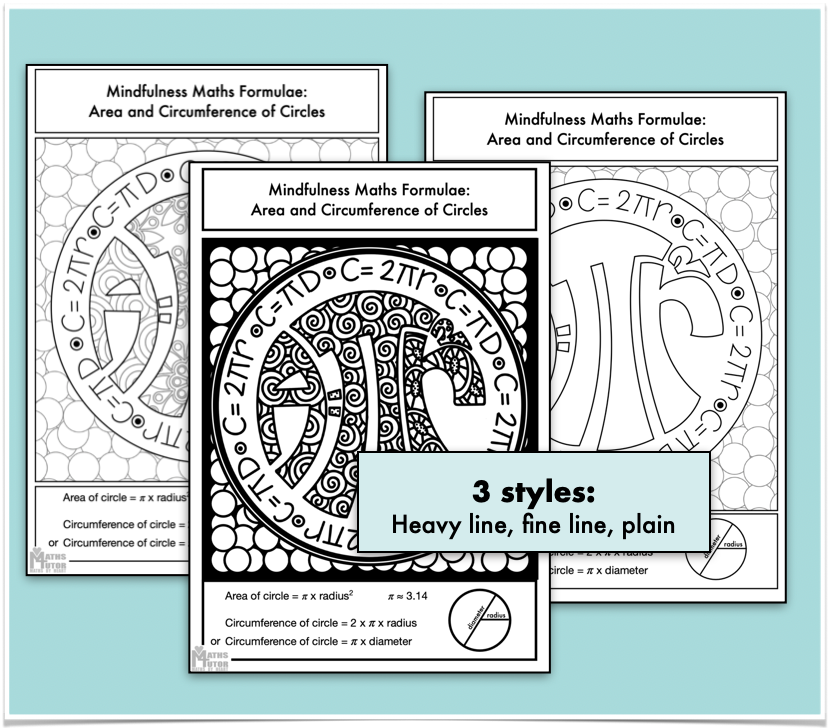 Mindfulness Maths: Circles Colouring sheets | Teaching Resources