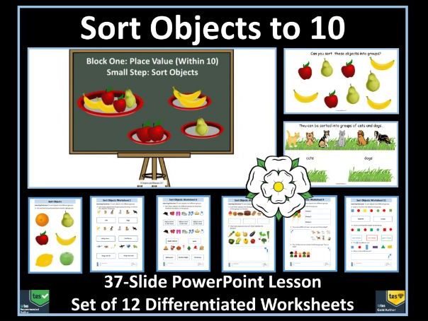 Sort Objects: Year 1 - White Rose Maths | Teaching Resources