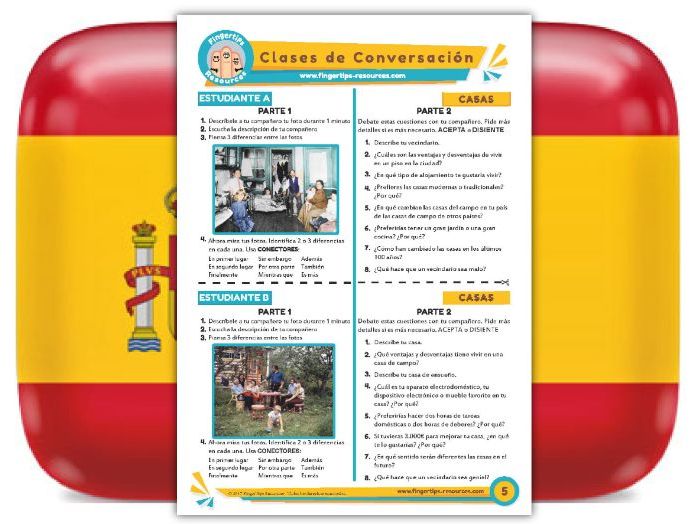 Casas Spanish Speaking Activity Teaching Resources Casas Spanish Speaking Activity Teaching Resources
