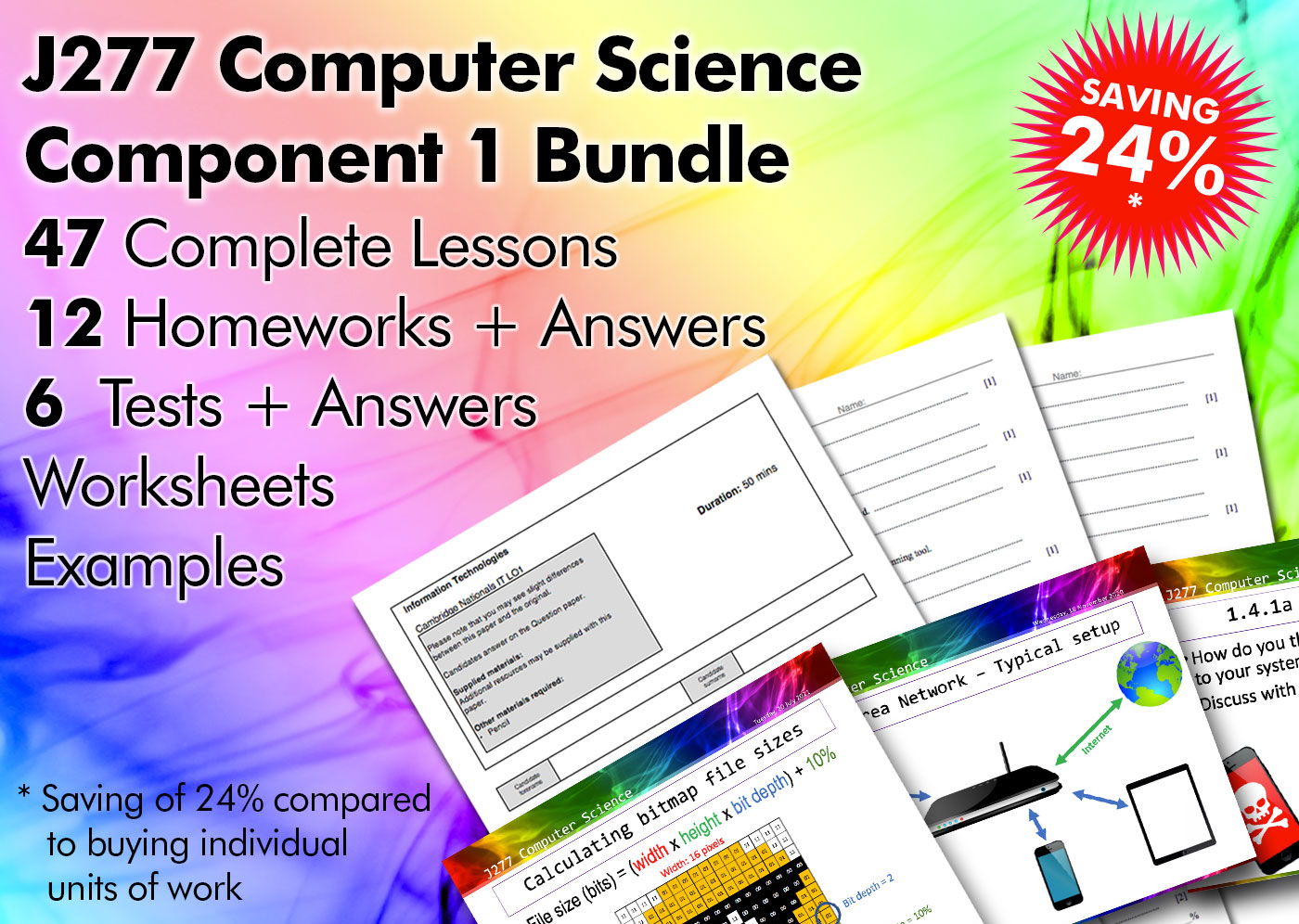 J277 OCR 1.1 - 1.6 SoW Bundle - Save 24% | Teaching Resources