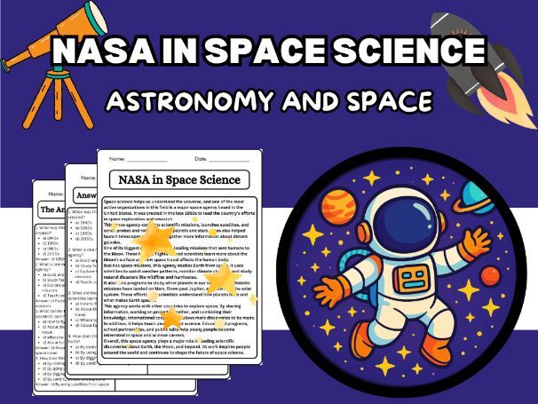 NASA in Space Science - Astronomy and Space Reading Comprehension ...