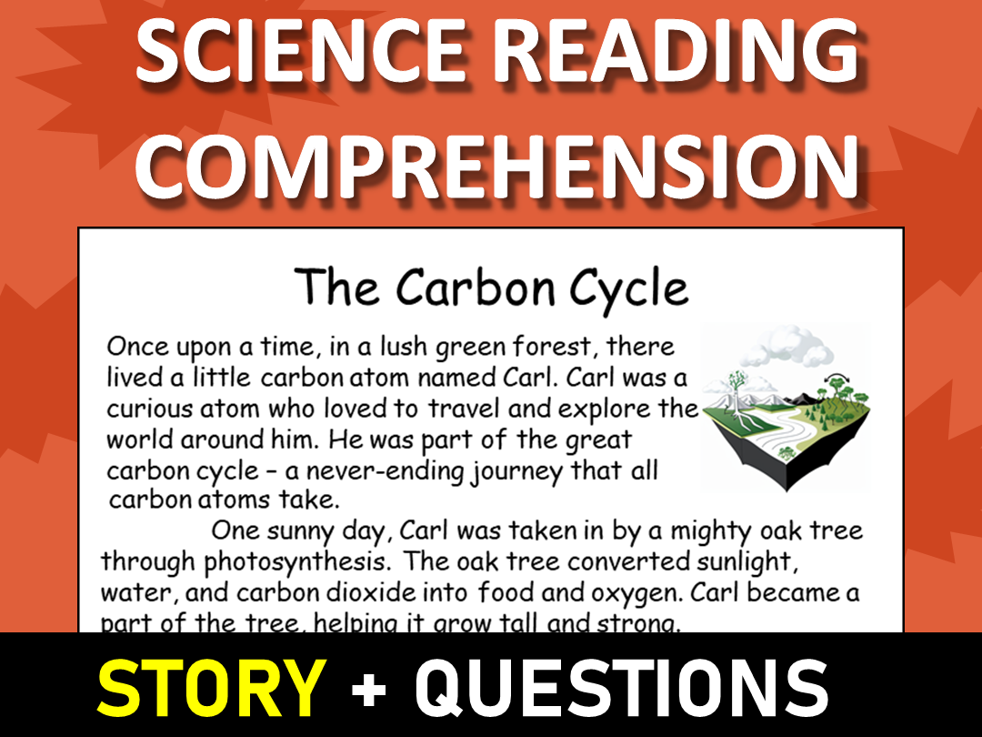 The Carbon Cycle Reading Science Story Comprehension Questions ...