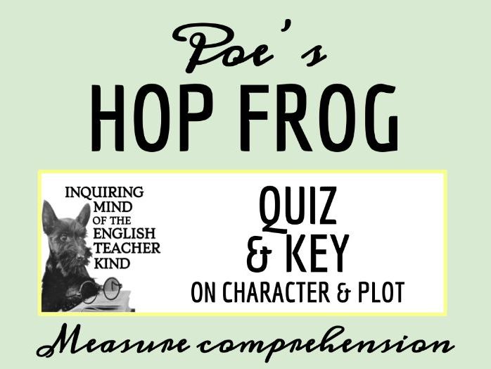 Edgar Allan Poe's "Hop Frog" Bundle for High School | Teaching Resources