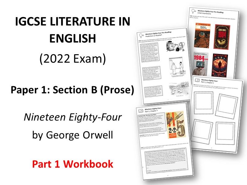 Nineteen Eighty-Four Workbook: Part 1 (IGCSE Literature) | Teaching ...