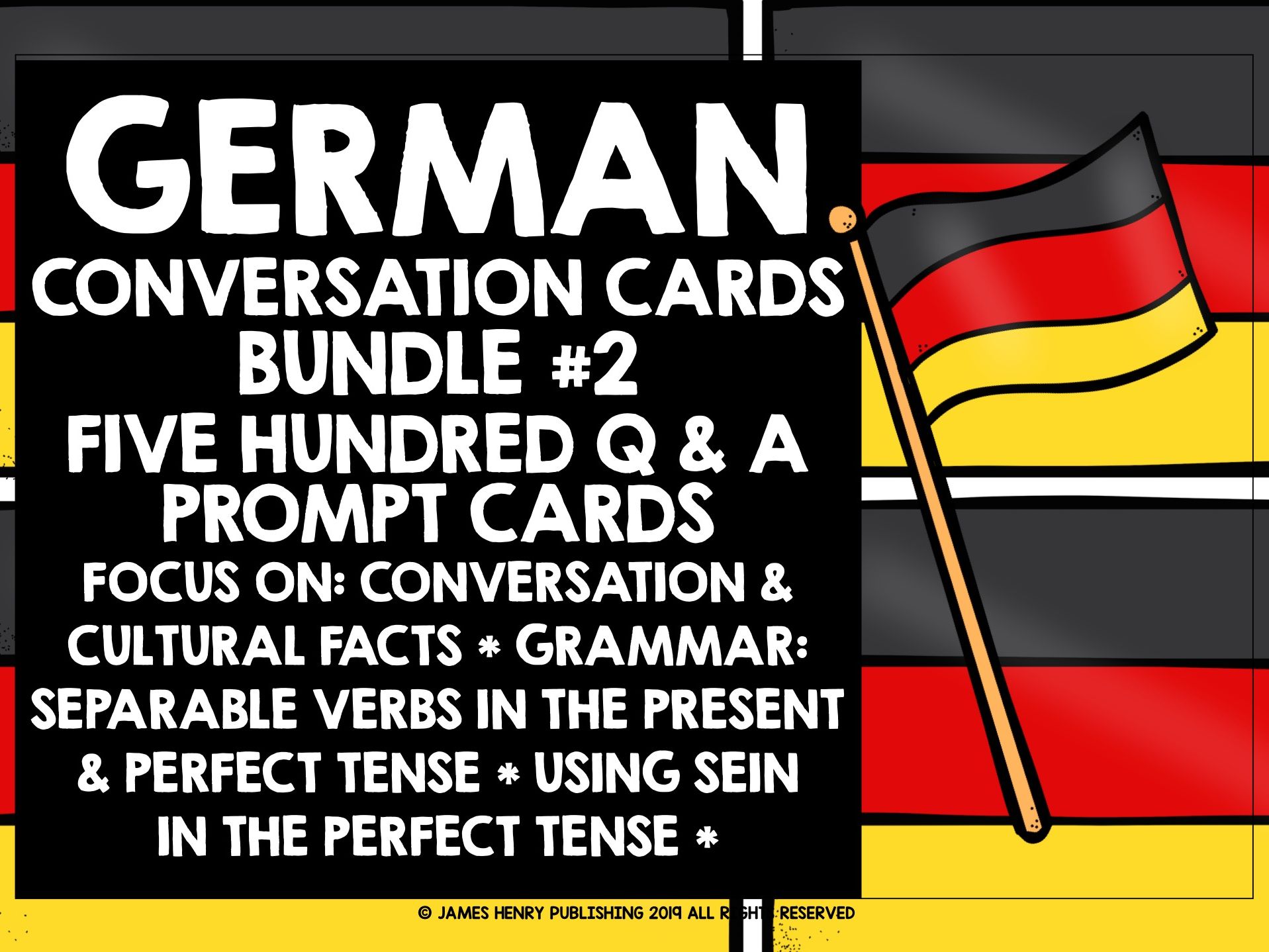 GERMAN SPEAKING PROMPTS BUNDLE #4 | Teaching Resources