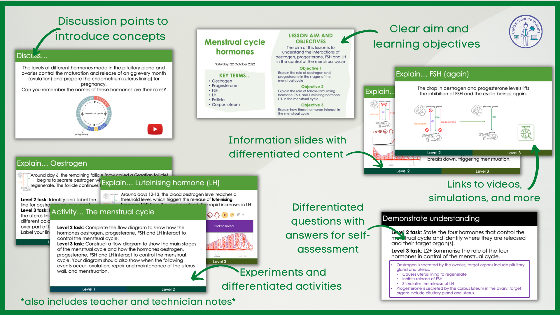 Menstrual cycle hormones | Teaching Resources